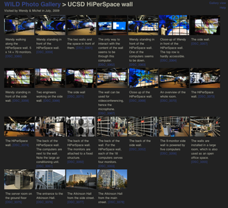 How to use the photo gallery